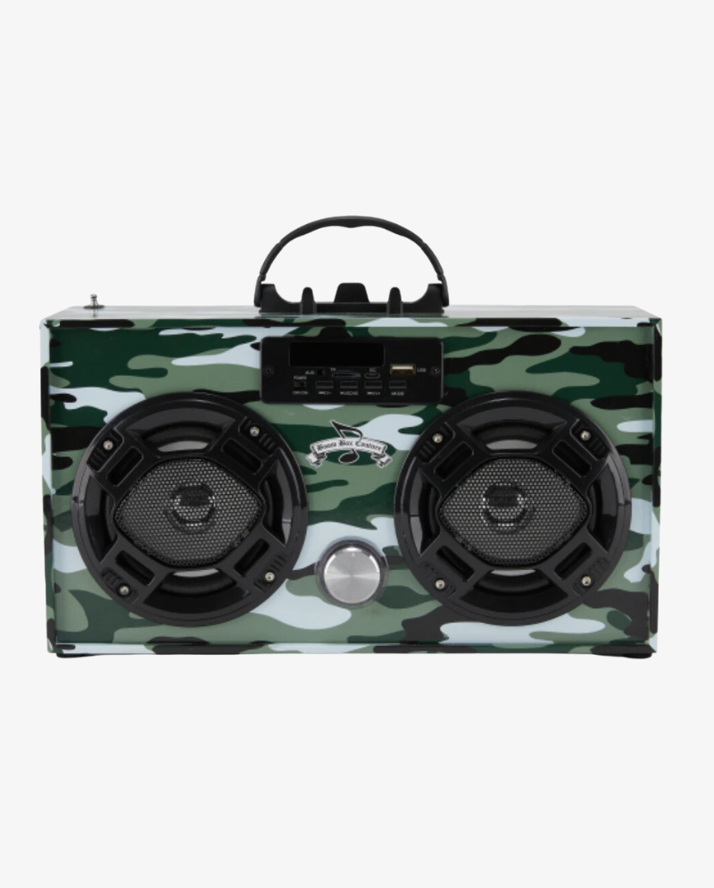 Green Camo Bluetooth Boombox – Trend Tech Brands