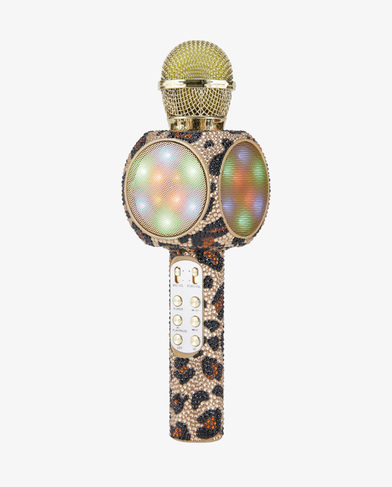 Jessica Simpson Brown Leopard Bling Wireless Microphone – Trend Tech Brands