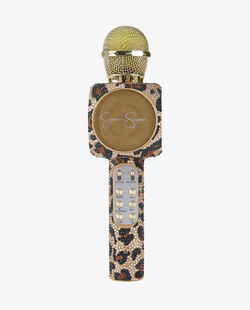 Jessica Simpson Brown Leopard Bling Wireless Microphone – Trend Tech Brands