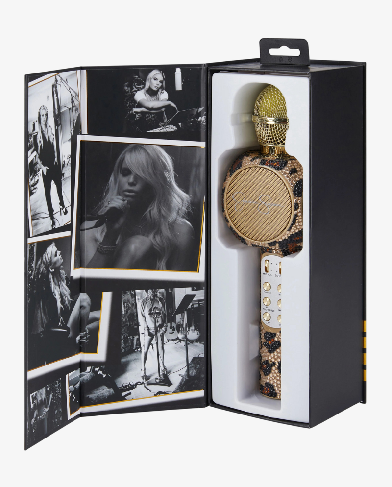 Jessica Simpson Brown Leopard Bling Wireless Microphone – Trend Tech Brands
