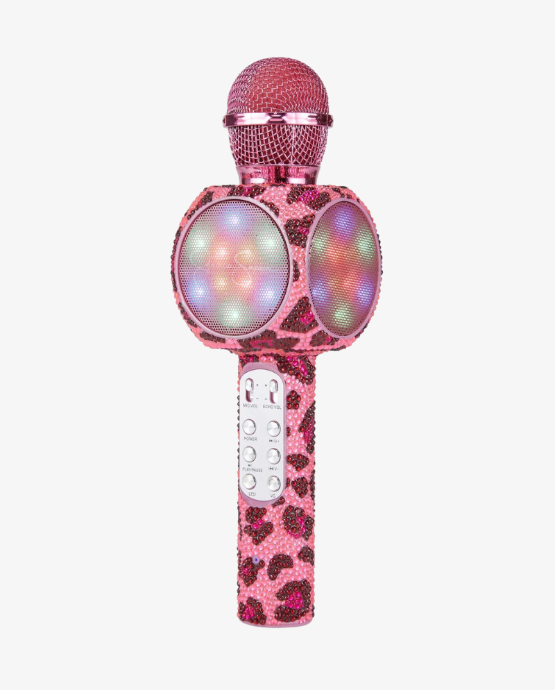Jessica Simpson Pink Leopard Bling Wireless Microphone – Trend Tech Brands