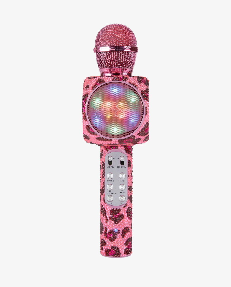 Jessica Simpson Pink Leopard Bling Wireless Microphone – Trend Tech Brands