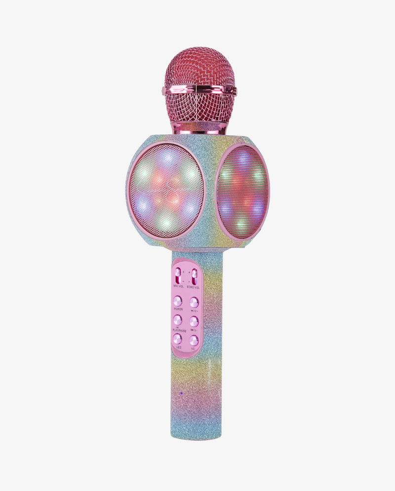 Jessica Simpson Rainbow Glitter Wireless Microphone – Trend Tech Brands