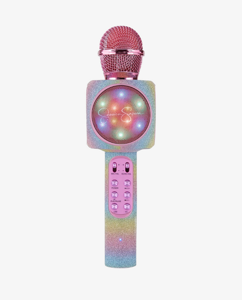 Jessica Simpson Rainbow Glitter Wireless Microphone – Trend Tech Brands