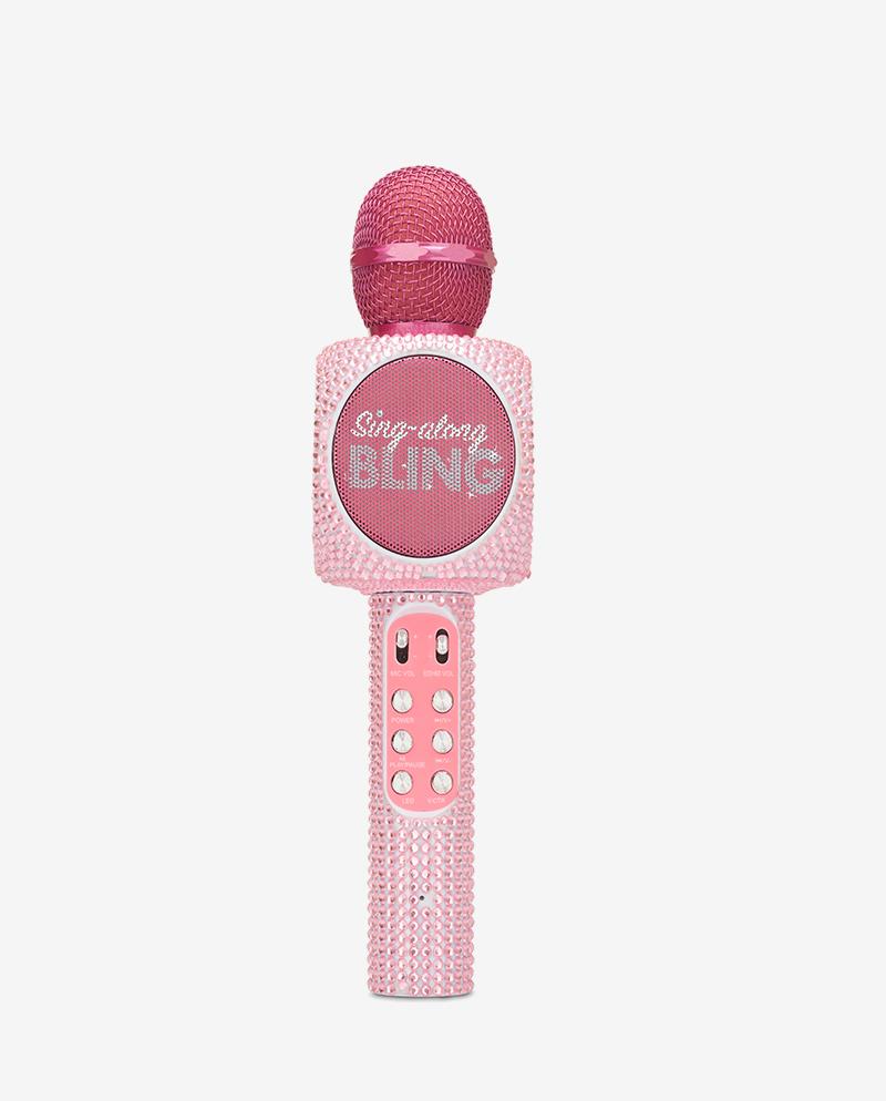 Pink Bling Karaoke Microphone & Bluetooth Speaker – Trend Tech Brands