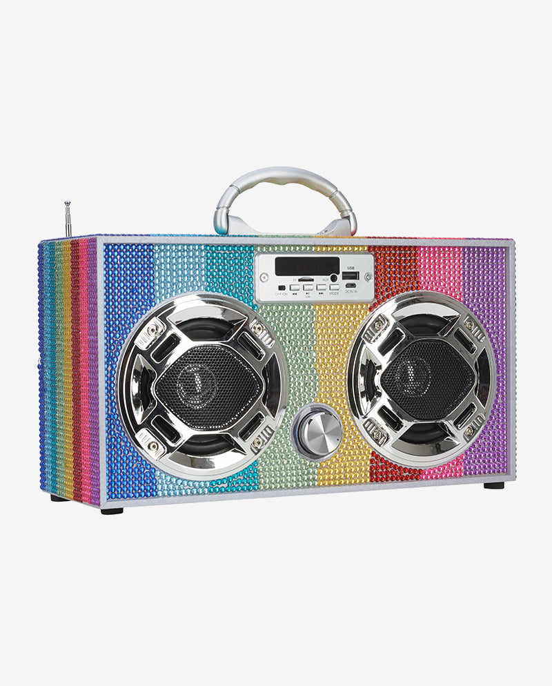 Rainbow Bling Boombox – Trend Tech Brands
