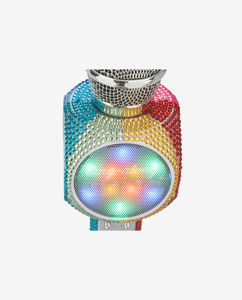 Rainbow Bling Karaoke Microphone & Bluetooth Speaker – Trend Tech Brands